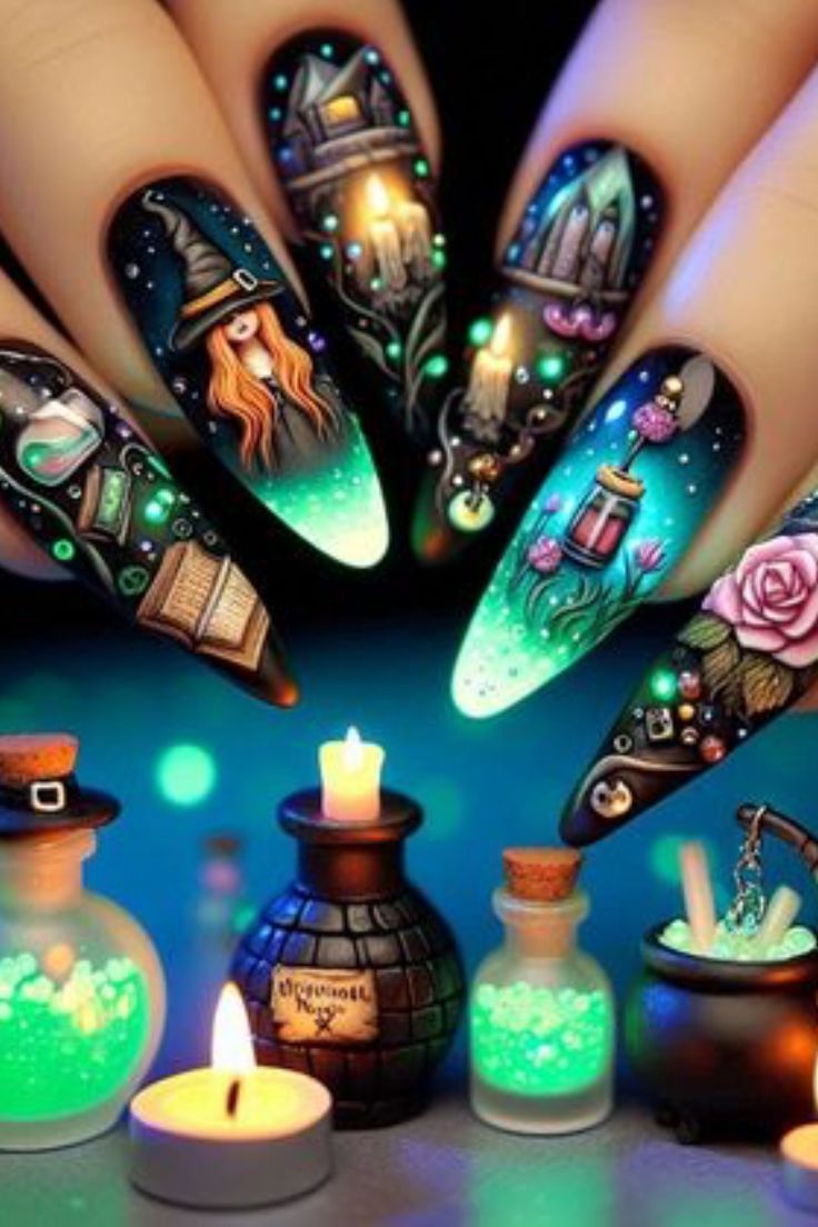 45+ Enchanting Witchy Nails for the Modern Mystic
