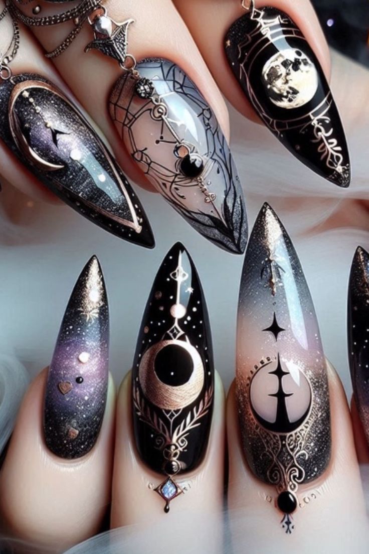 45+ Enchanting Witchy Nails for the Modern Mystic