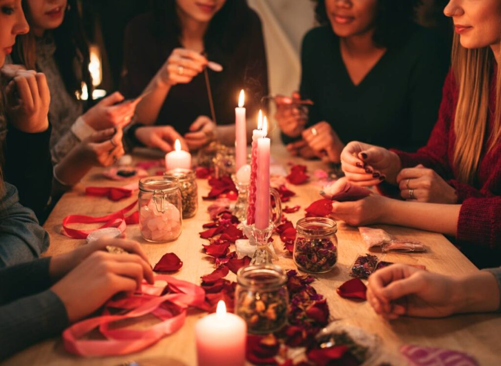 5 Witchy Ways to Celebrate Valentine’s Day Alone or with Friends