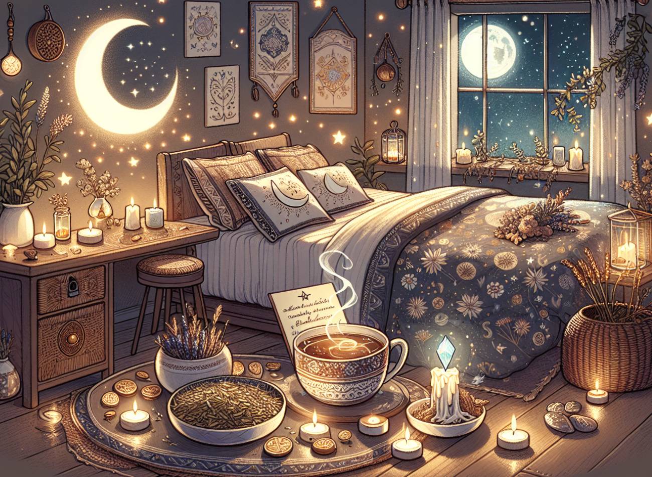 Moon Magic and Witchy Herbs for Better Sleep Rituals