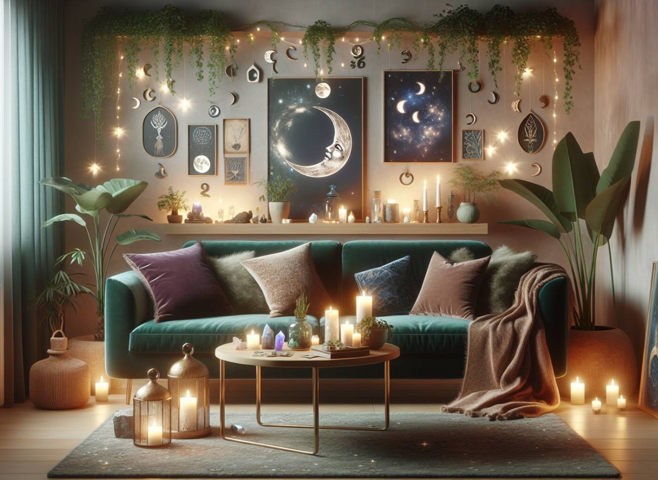 Witchy Aesthetic Living Room Ideas for Modern Spiritual Seekers