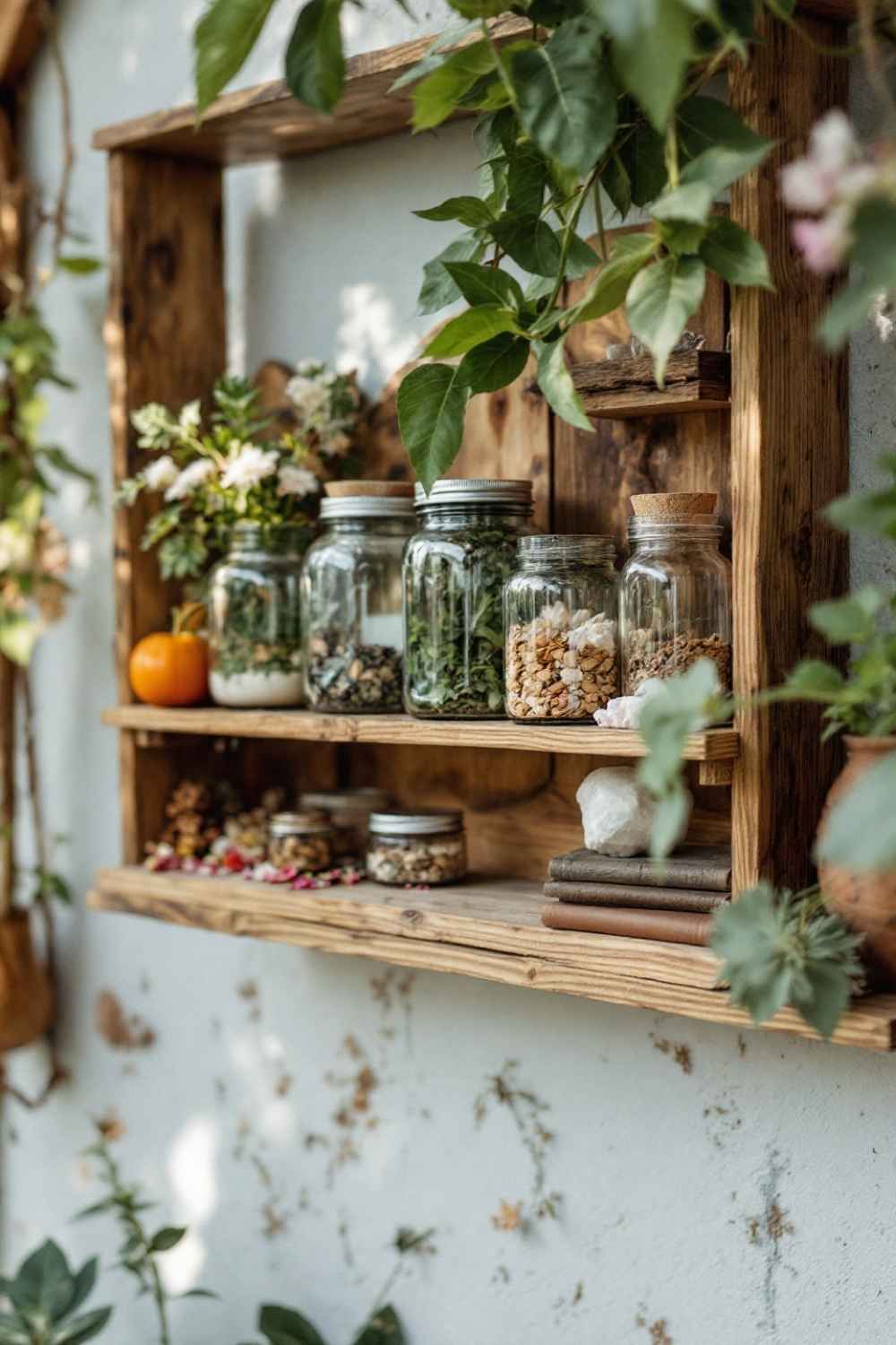 Witchy Backyard Decor with Recycled Materials: Eco-Magic at Home