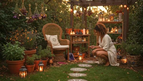 25 Magical Backyard Ideas to Transform Your Space Into a Witchy Haven