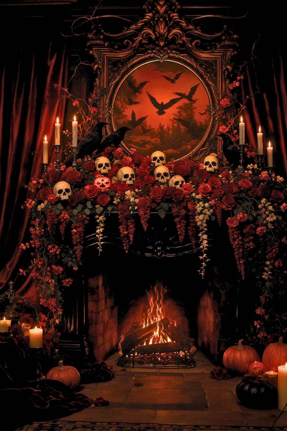 7 Halloween Fireplace Ideas You’ll Want to Steal