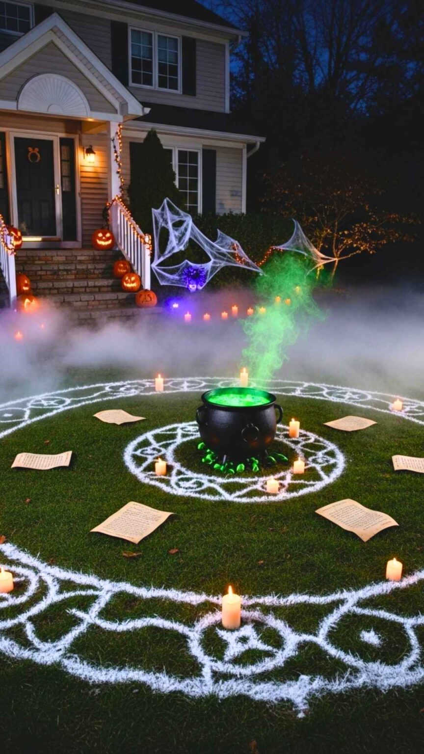 15 Hocus Pocus Outdoor Decoration Ideas to Cast a Spell on Your Yard