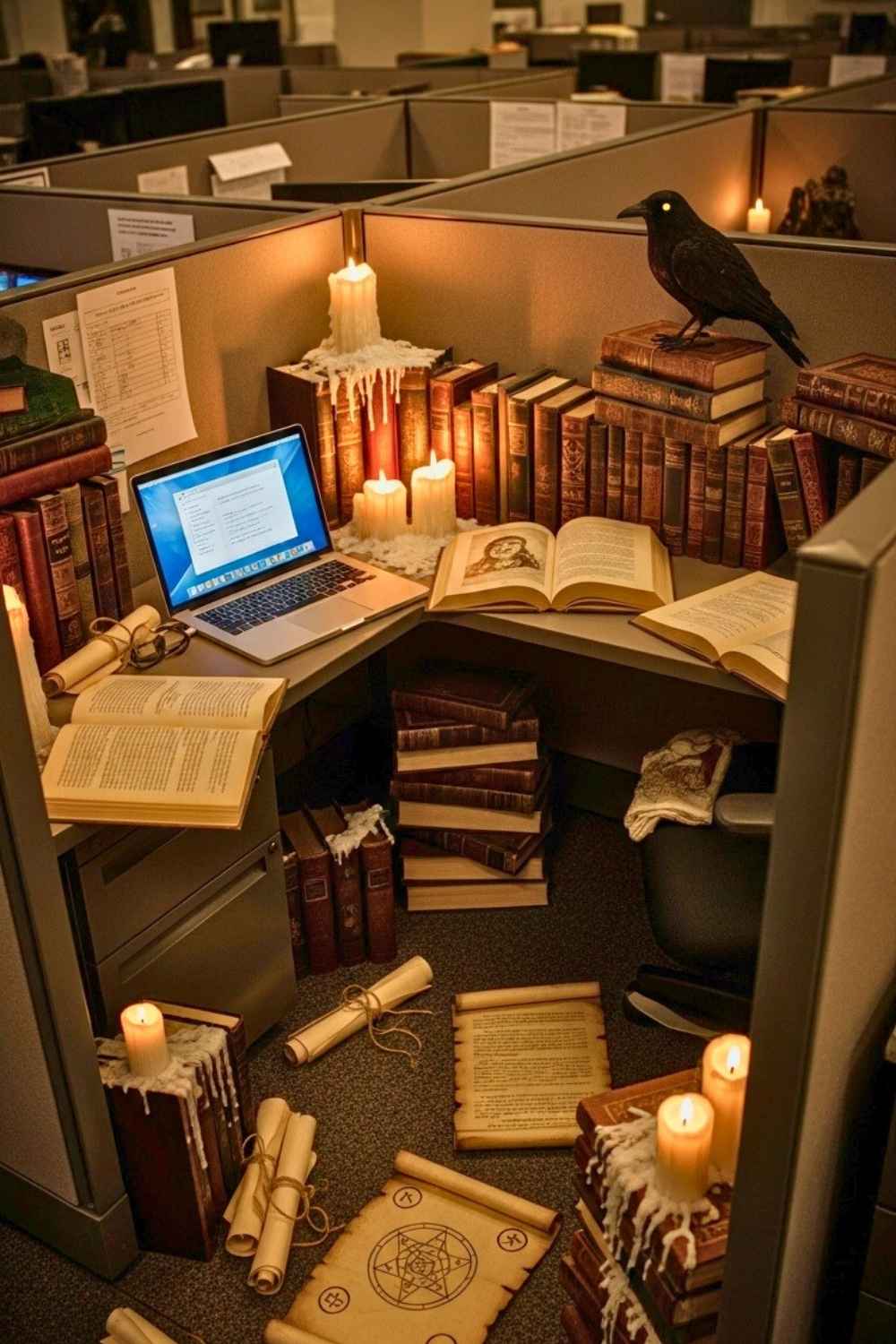 35 Halloween Cubicle Decor Ideas That Are Scary Good