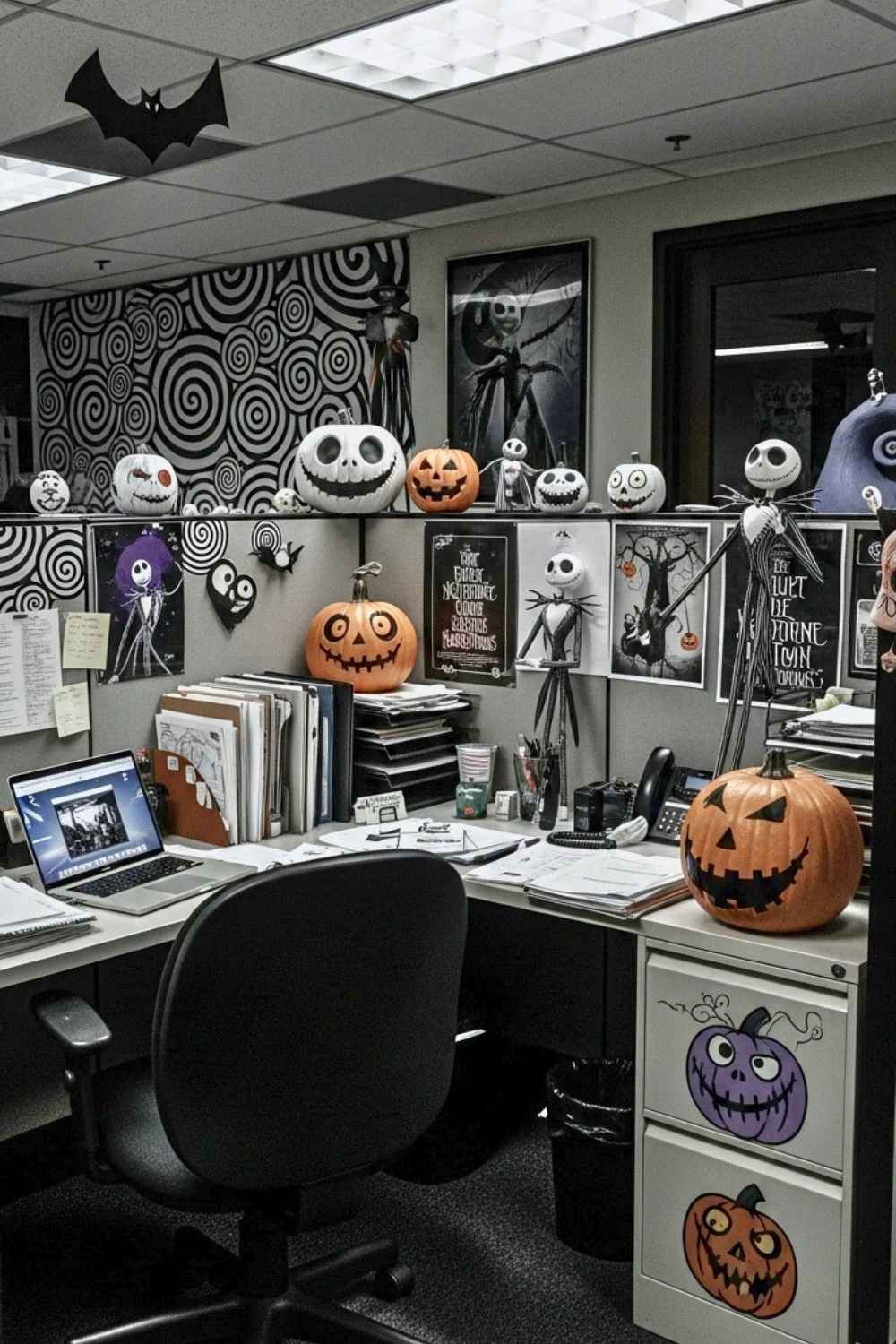 35 Halloween Cubicle Decor Ideas That Are Scary Good