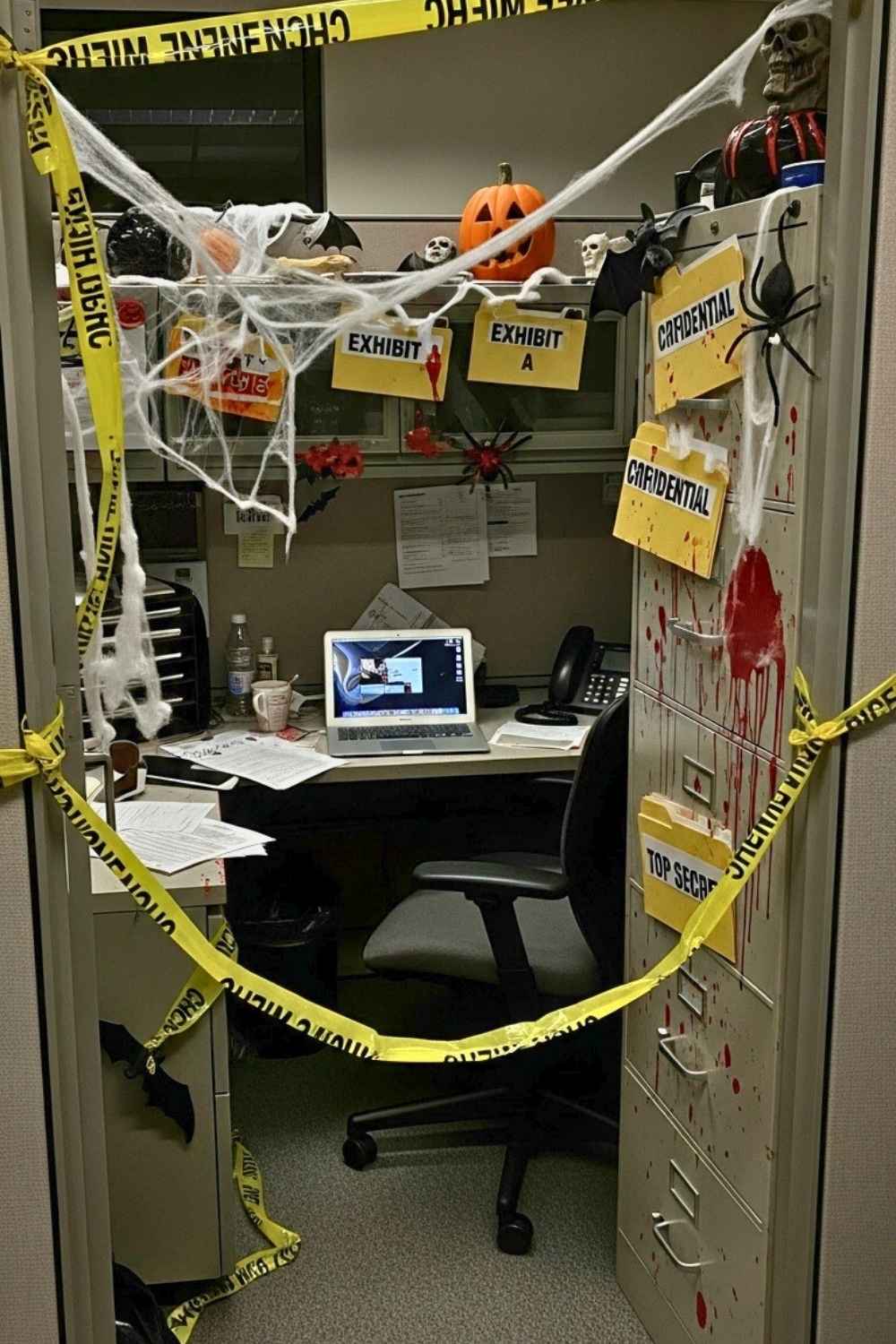 35 Halloween Cubicle Decor Ideas That Are Scary Good