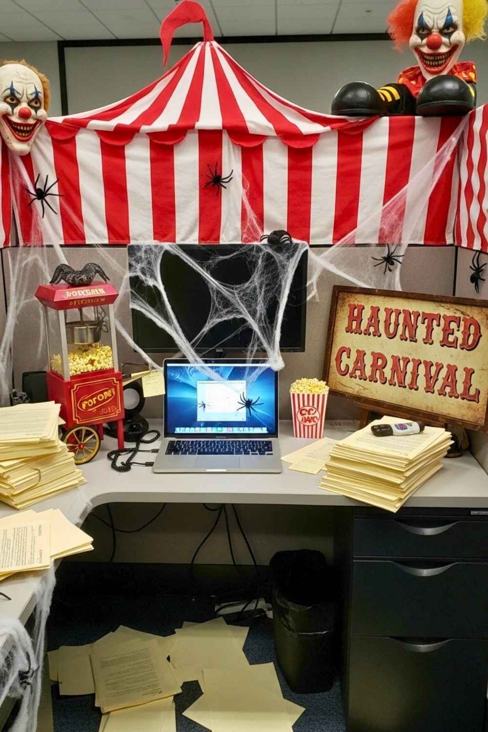 35 Halloween Cubicle Decor Ideas That Are Scary Good