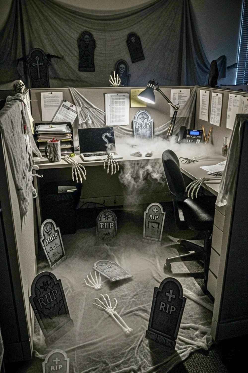 35 Halloween Cubicle Decor Ideas That Are Scary Good