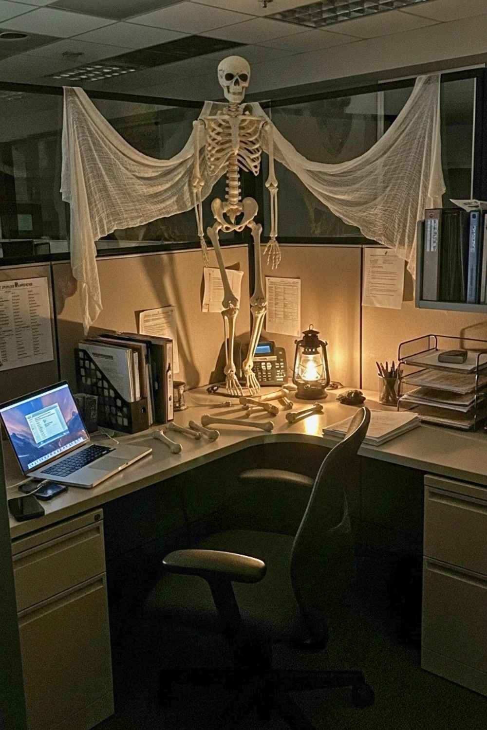 35 Halloween Cubicle Decor Ideas That Are Scary Good