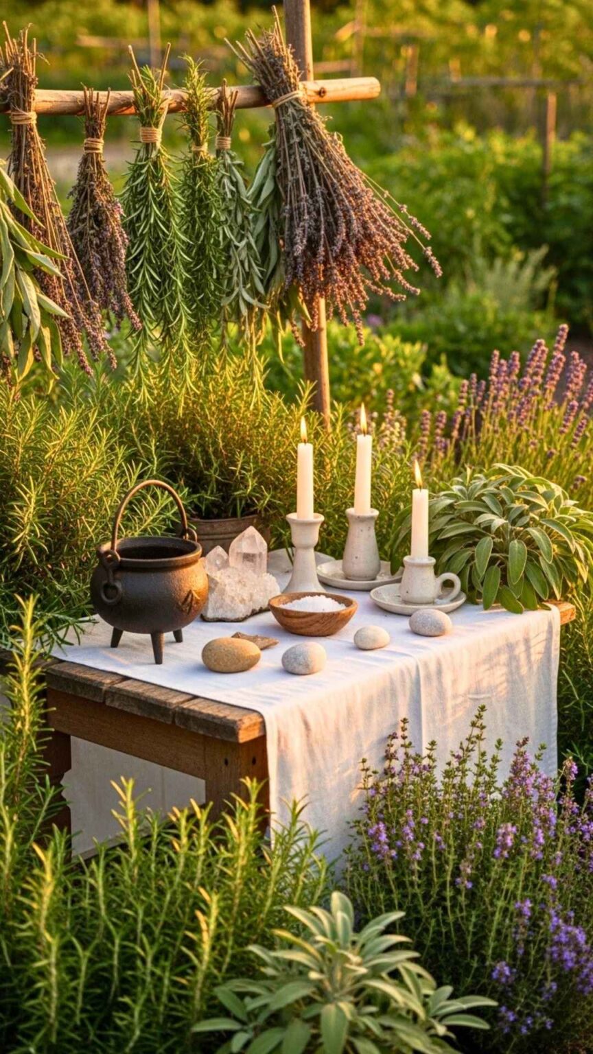 How to Create an Outdoor Altar in Your Witchy Backyard (Spiritual ...